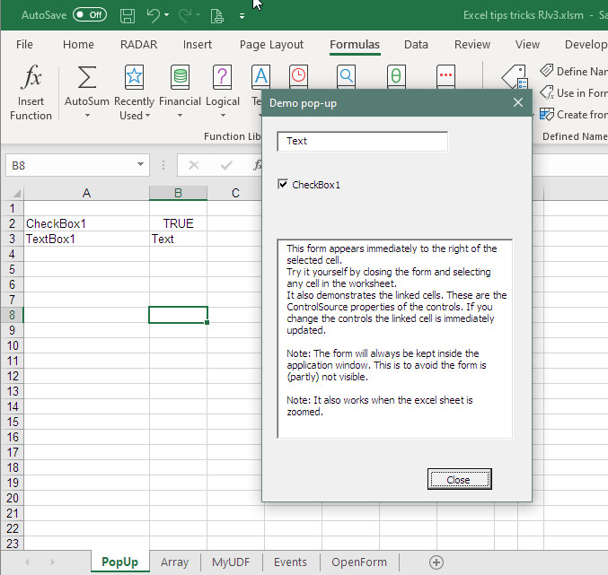 Excel tips and tricks